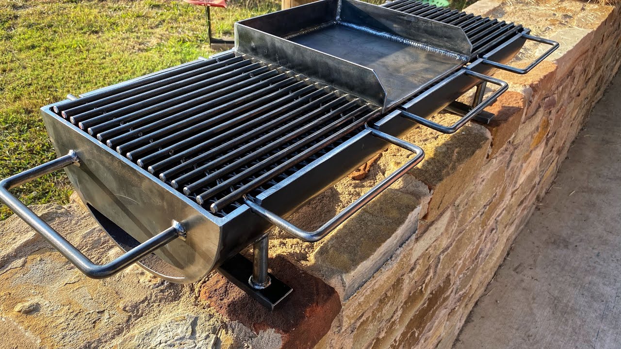 Hibachi Style Grill Build Process - YouTube