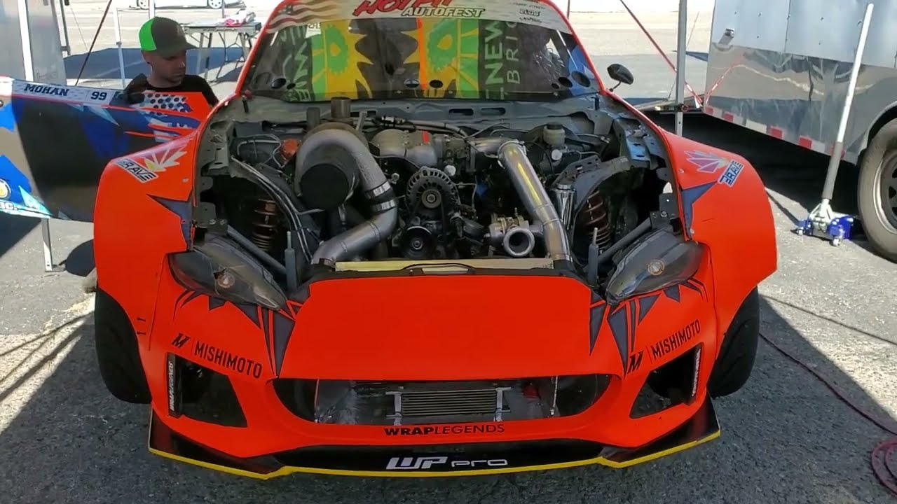 Drift MX5 out at Hotpit Autofest, 3 Rotor Turbo on Ethanol, Kyle Mohan ...