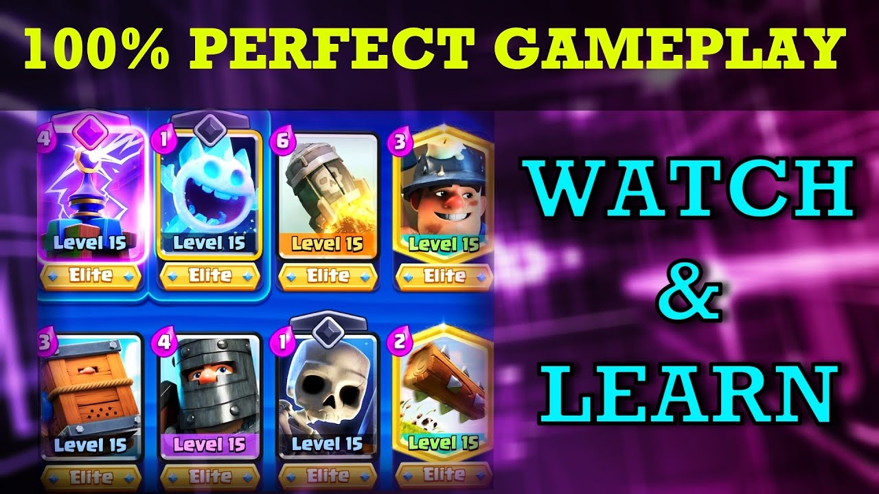 Highest skill miner rocket cycle gameplay for top ladders #clashroyale ...
