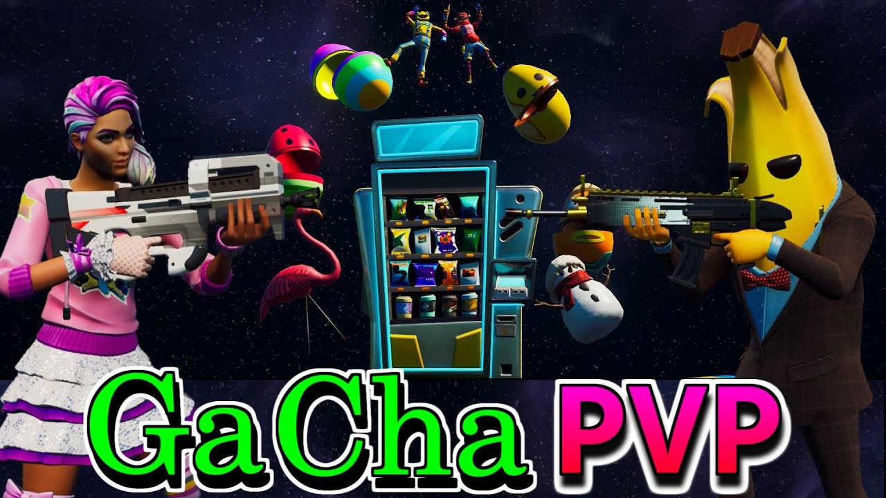 FORTNITE Gacha PvP Battle -ガチャ乱闘場- - MAP CODE: 9332-9453-7208 - YouTube