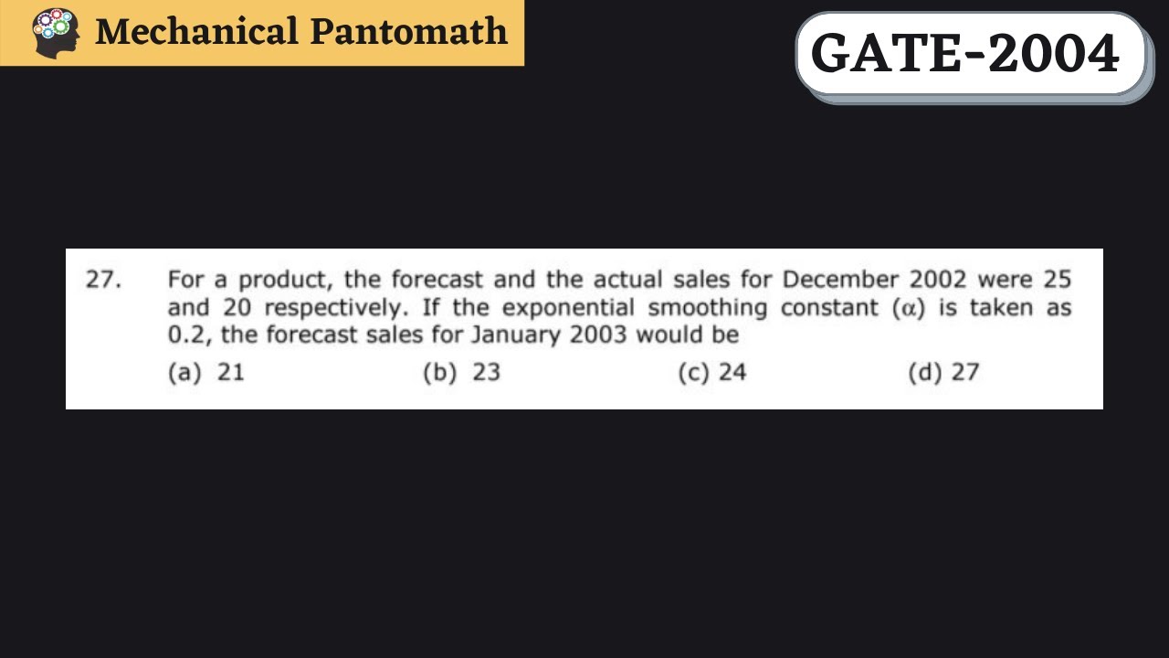 Q-27 | GATE Mechanical-2004 Solved Paper | GATE Mechanical Previous ...