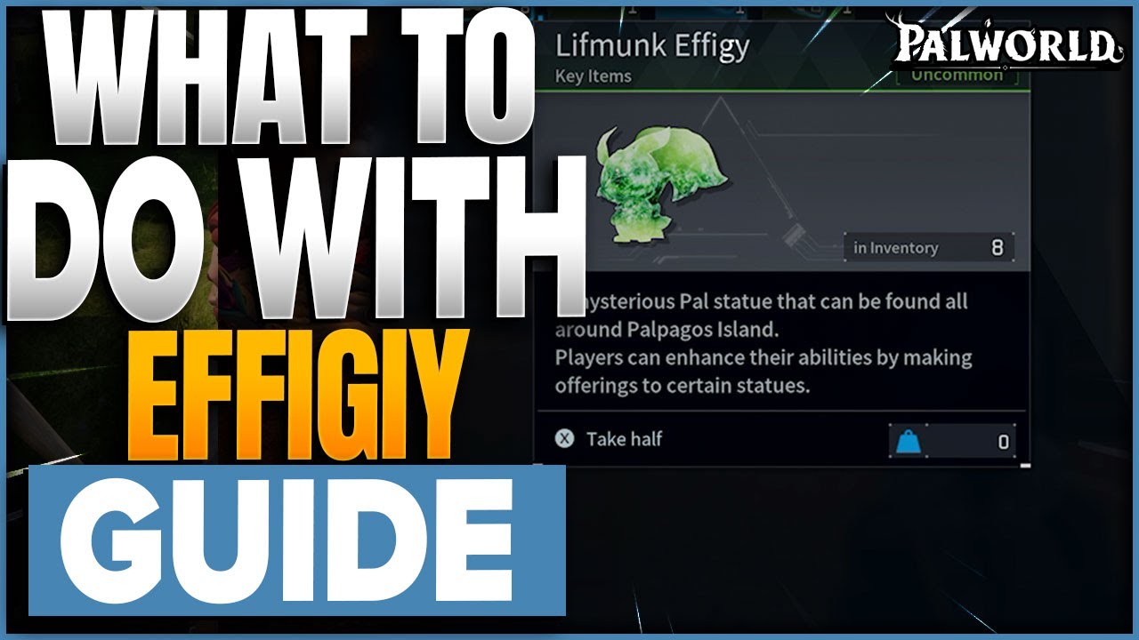 What To Do With Lifmunk Effigy In Palworld - YouTube