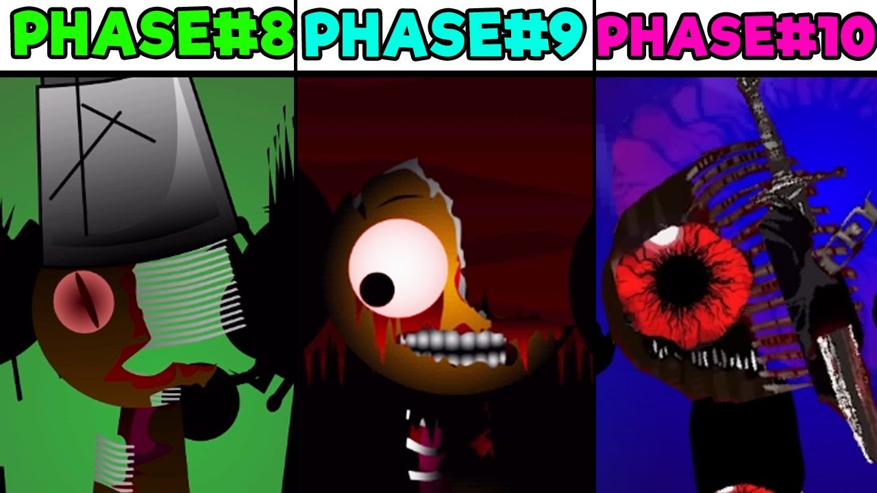 NEW MOD Phase 8 VS Phase 9 VS NEW Phase 10 in Incredibox Super mod ...