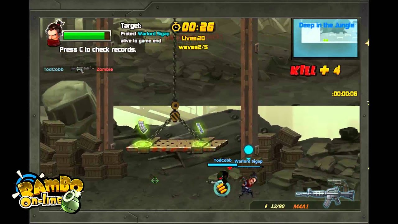 Rambo Online - Zombie Mode Gameplay (HD) - YouTube