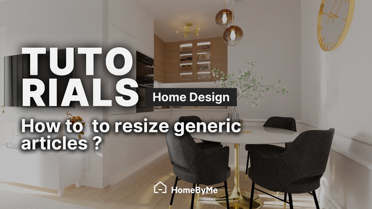 How to to resize generic articles? | HomeByMe Tutorials - YouTube