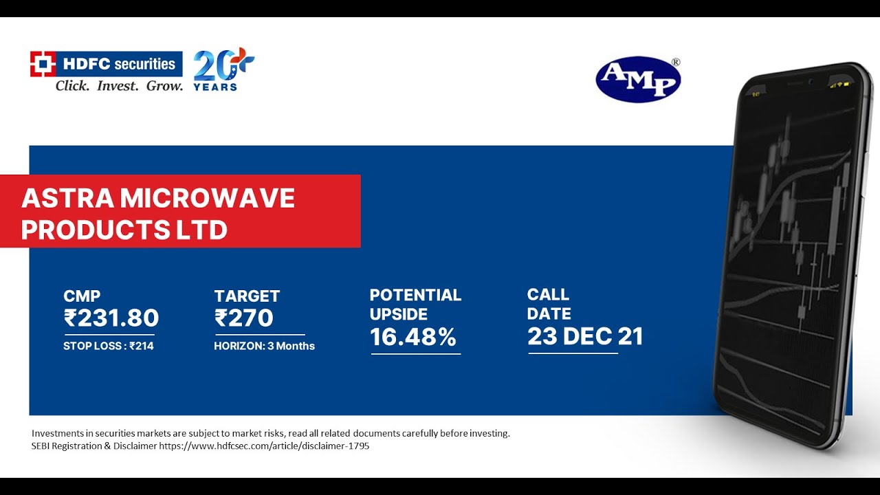 Stock Recommendation –ASTRA MICROWAVE PRODUCTS LTD - YouTube