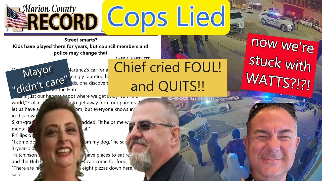 Cops Lied, Mayor Didn't Care, Police Chief Cried "Slander!" and QUIT ...