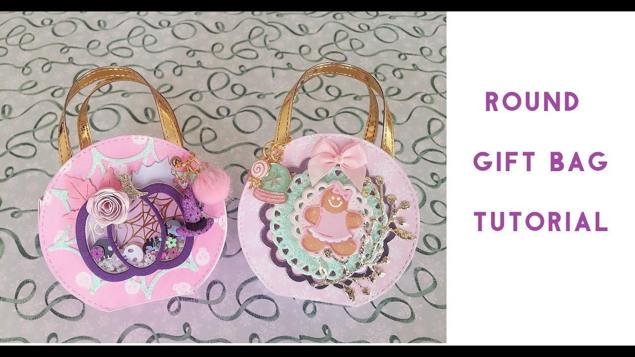 ROUND GIFT BAG TUTORIAL | Round Gift Box | NO TOOLS REQUIRED - YouTube