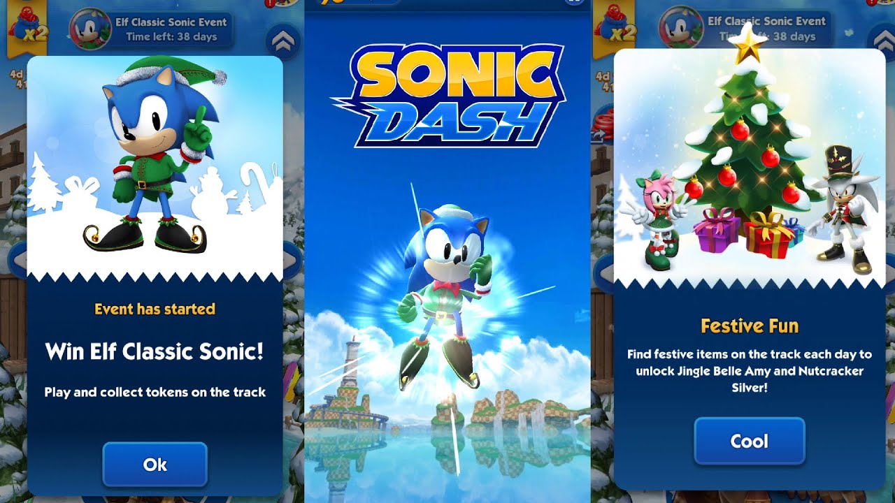 Sonic Dash || Unlock Elf Classic Sonic || Special Christmas and New ...