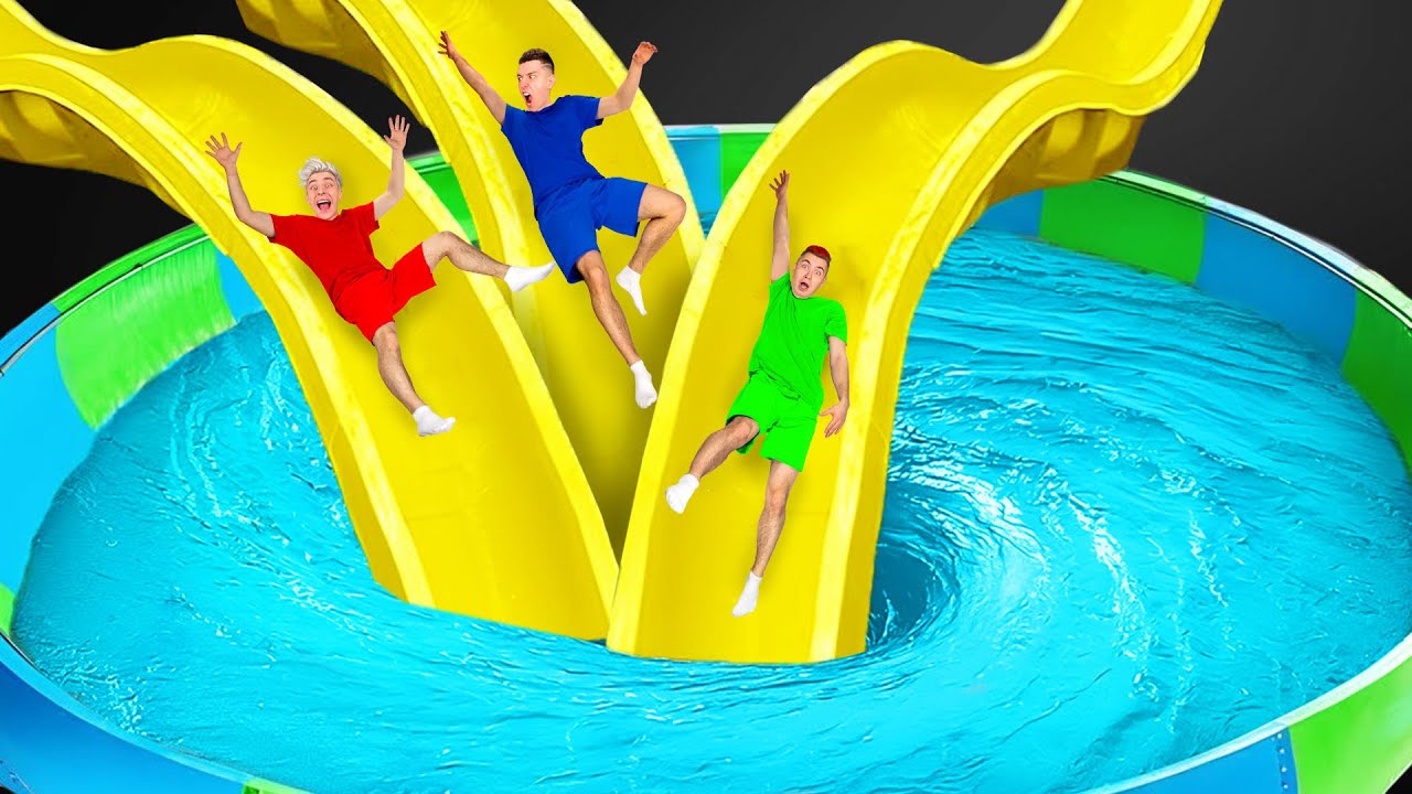 Survive the SLIPPERY SLOPE Challenge ! - YouTube