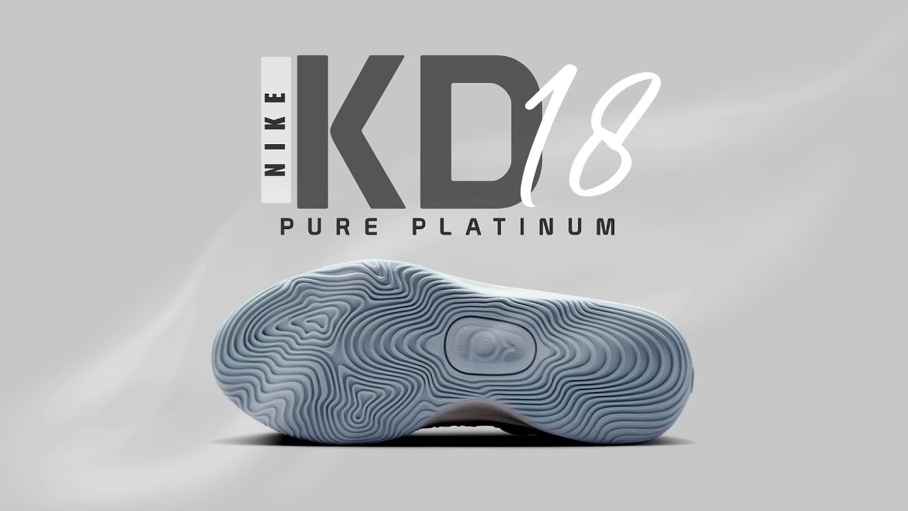 Nike KD 18 CHAIN REACTION PURE PLATINUM 2025 — KRVIN DURANT - YouTube