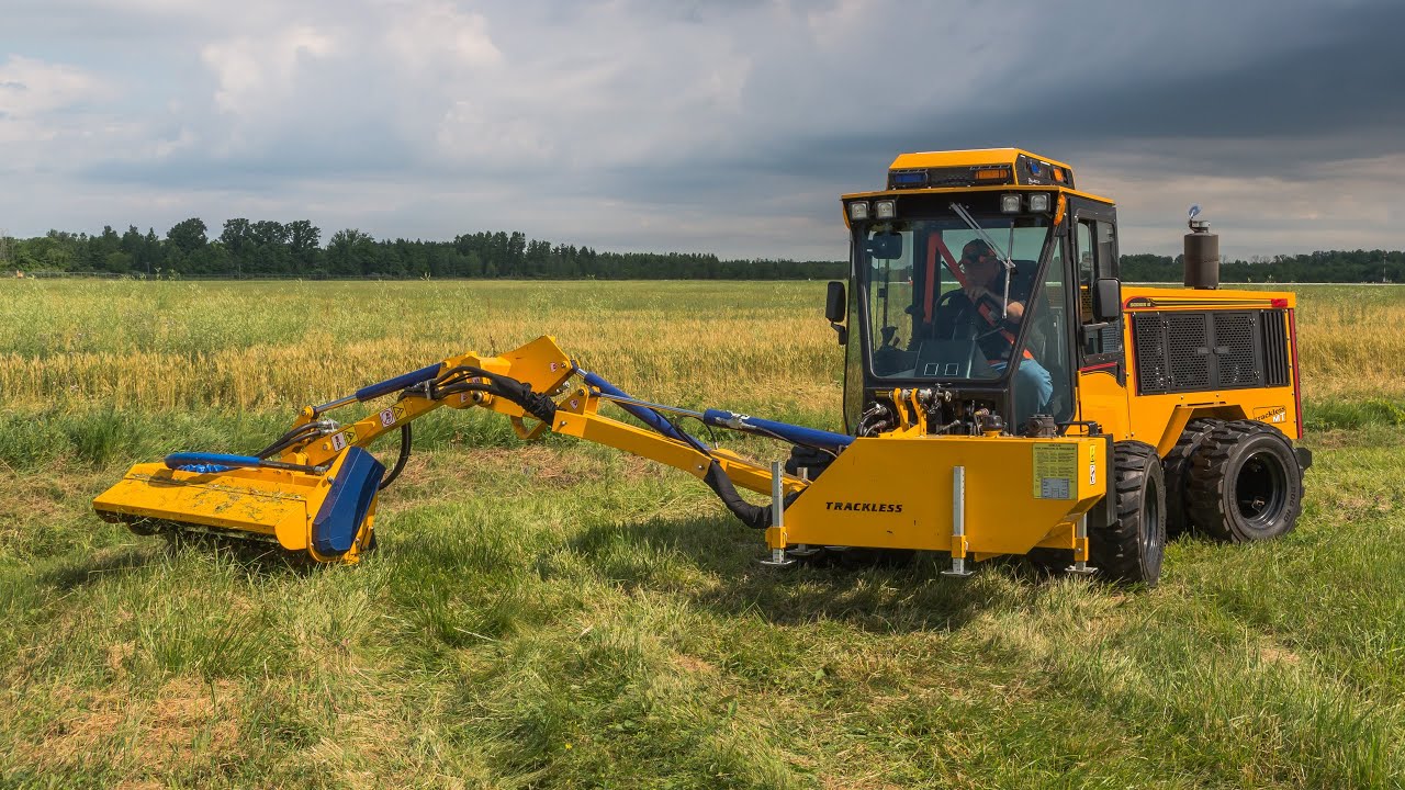 Trackless Boom Flail - YouTube