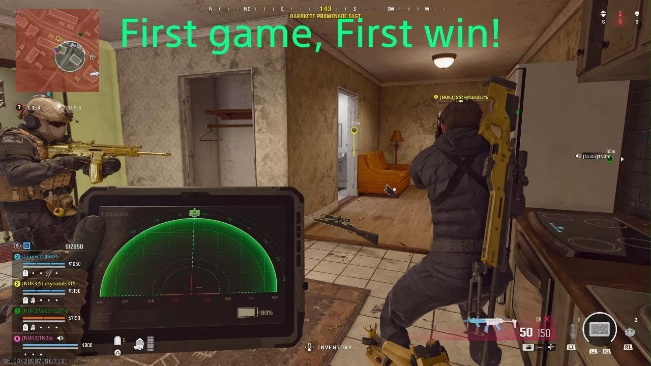 First game, first win on Warzone! - YouTube