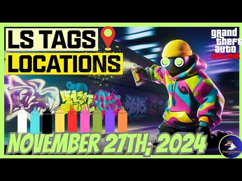 GTA 5 Online | Today's LS Tags Locations (November 27th, 2024) - YouTube