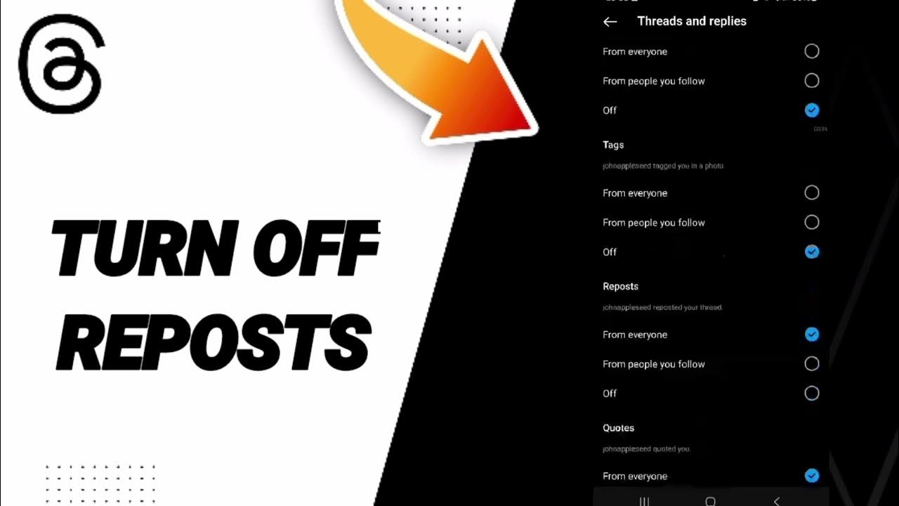 How To Turn Off Reposts On Threads App 2025 - YouTube