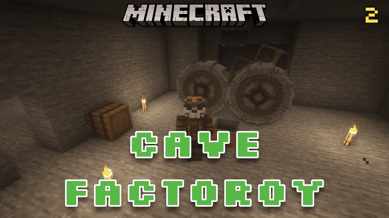 Minecraft - Cave Factory - 2 - Crushing with Create - YouTube