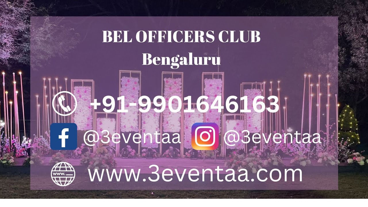 Exclusive Western Décor| BEL OFFICERS CLUB | 3 Eventaa |Reception Decor ...