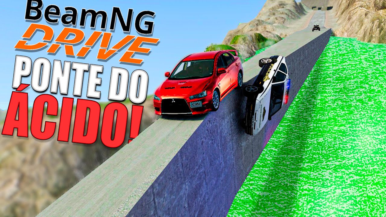 Ponte do Ácido em Alta velocidade no Beamng Drive Multiplayer - YouTube