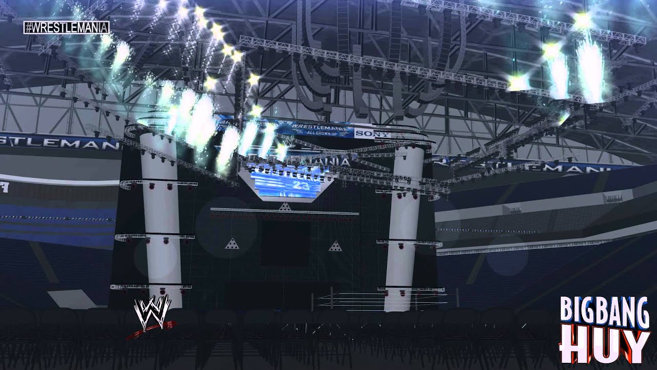Wwe Wrestlemania 23 Stage Pyro 720p Youtube