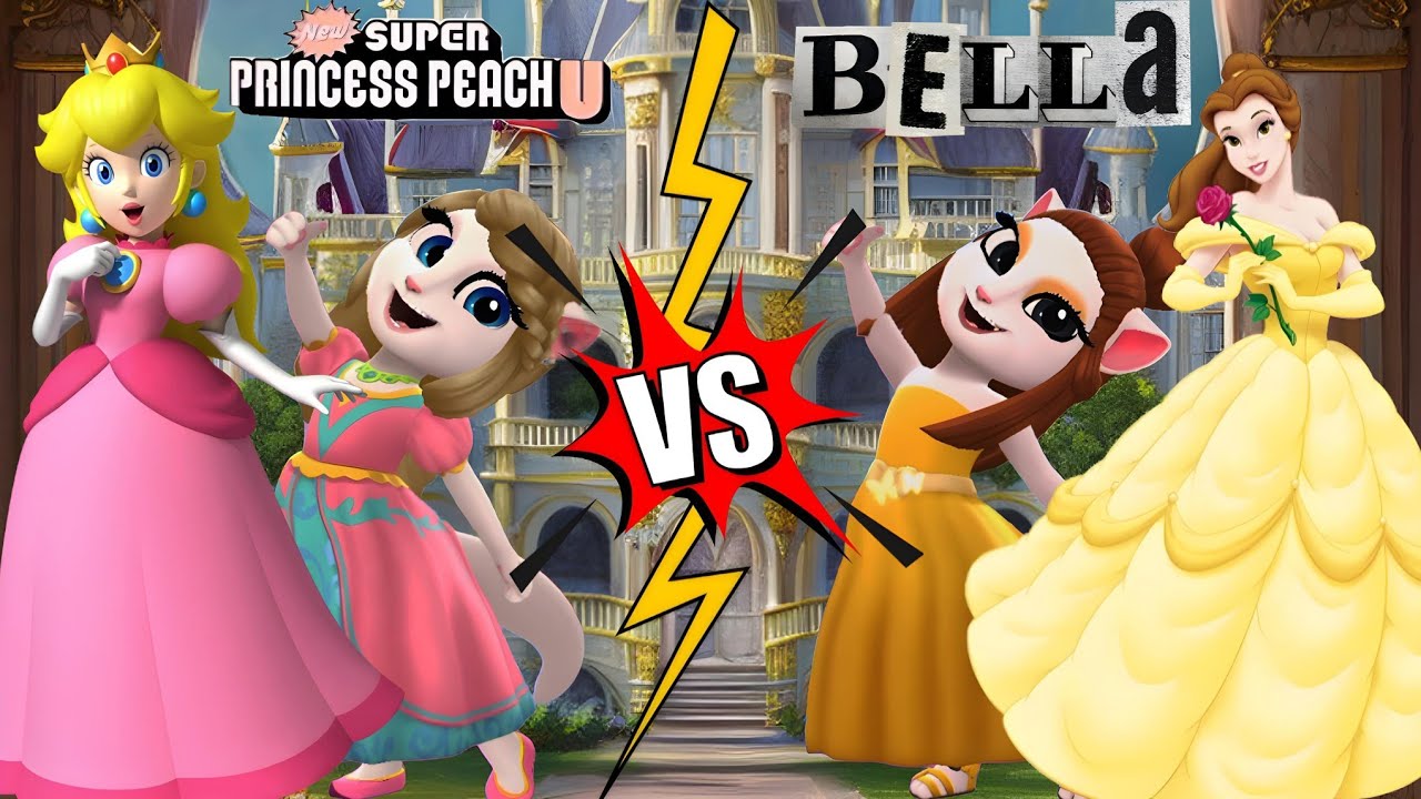 princess peach vs princess bella new year gameplay video and gameplay ...