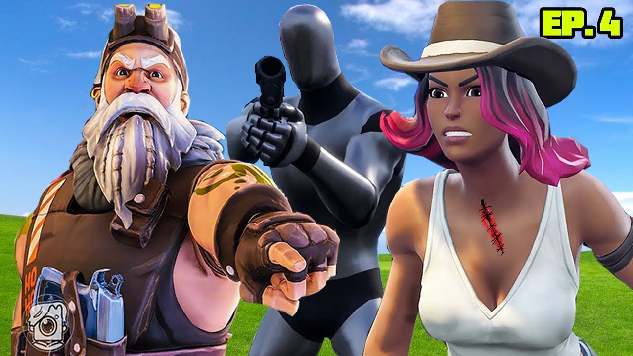 FORNITE STORY: SURVIVING THE FORTNITE DEATH ROBOTS Video Game FIlms ...