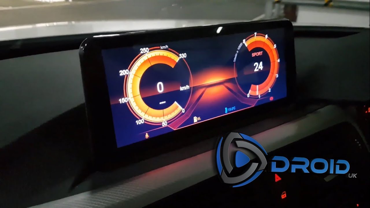 BMW 4 Series F32 - Droid UK Black Edition Preview - Android Head Unit Upgrade - YouTube