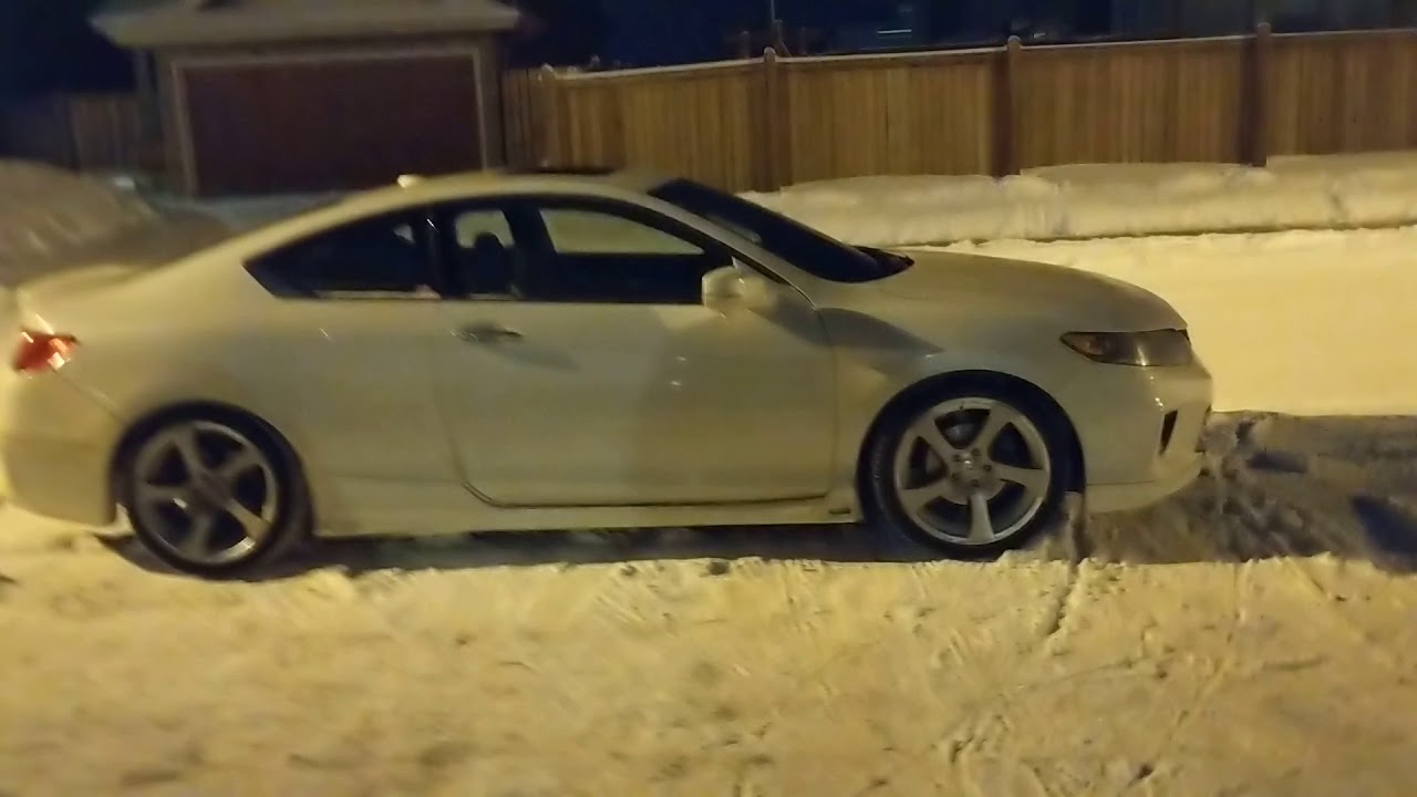 Cold start -27 degrees celcius 2013 Honda Accord V6 J35Y1 - YouTube