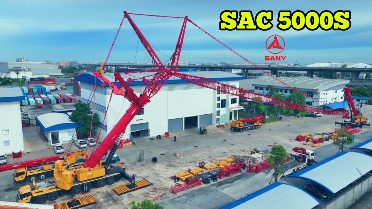 Sany SAC5000S Specially Made and Designed for the Wind Turbines #sany # ...