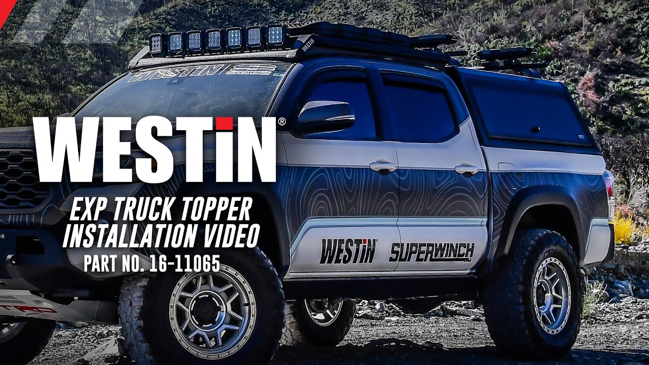 Westin EXP Truck Cap – Toyota Tacoma Double Cab Installation Video ...