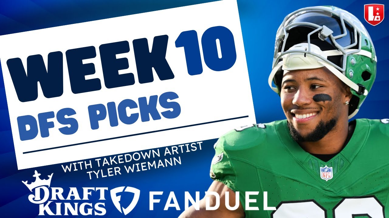 NFL | Week 10 Main Slate Picks | DFS Picks for DraftKings, FanDuel, and ...