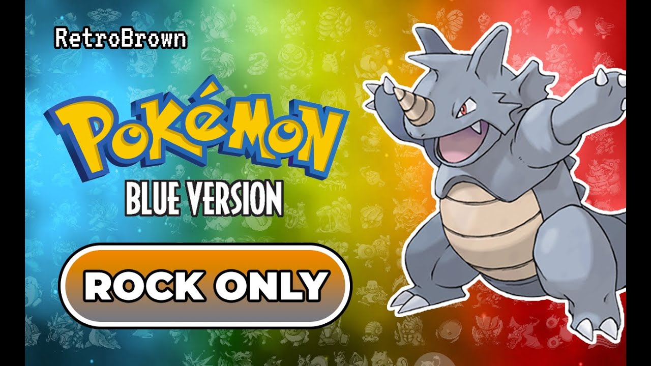 Can I beat Pokémon Blue using only the ROCK TYPE? - YouTube