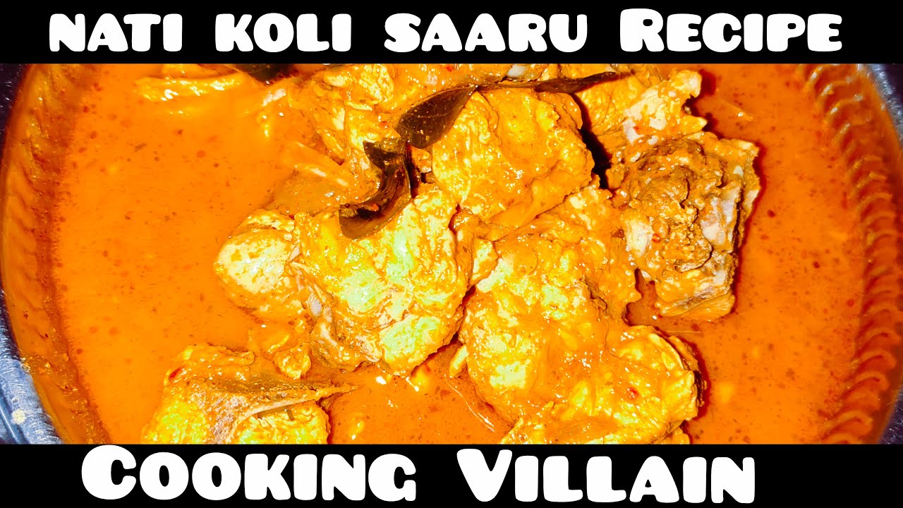 Nati Koli Chicken Sambar | Nati Koli Saaru Recipe | Cooking villain ...