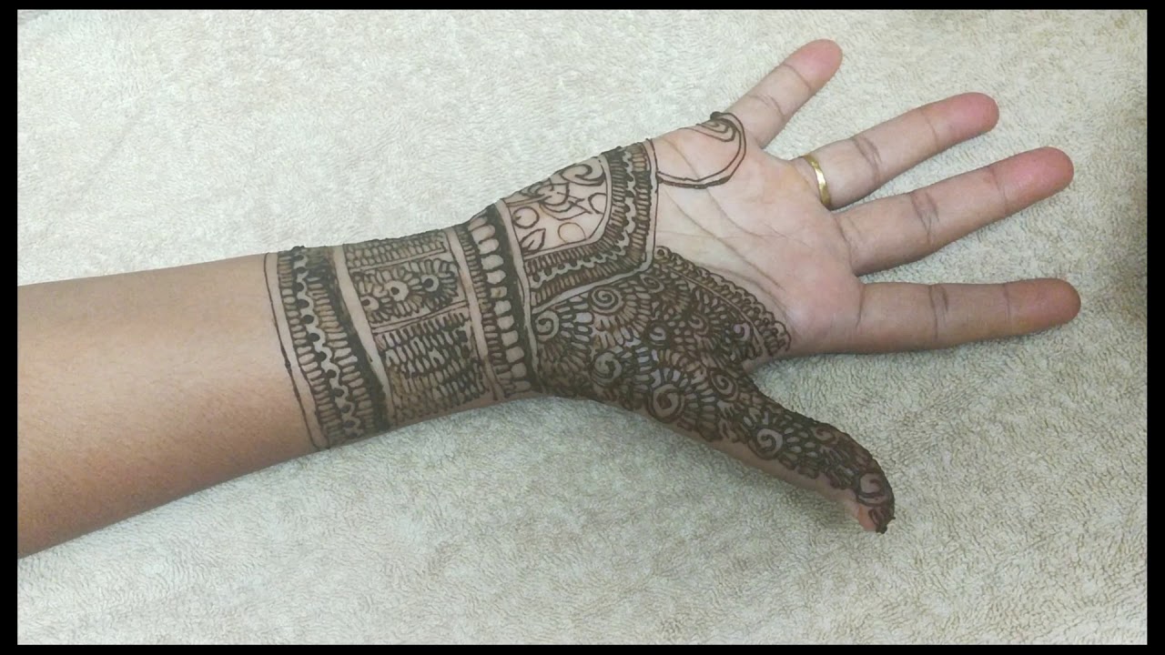 Rajasthani Full hand design - YouTube