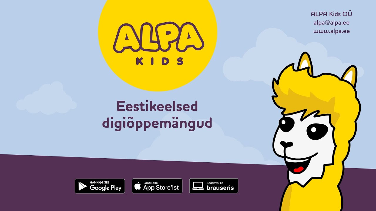 ALPA eestikeelsed digiõppemängud. Tutvustusvideo - YouTube