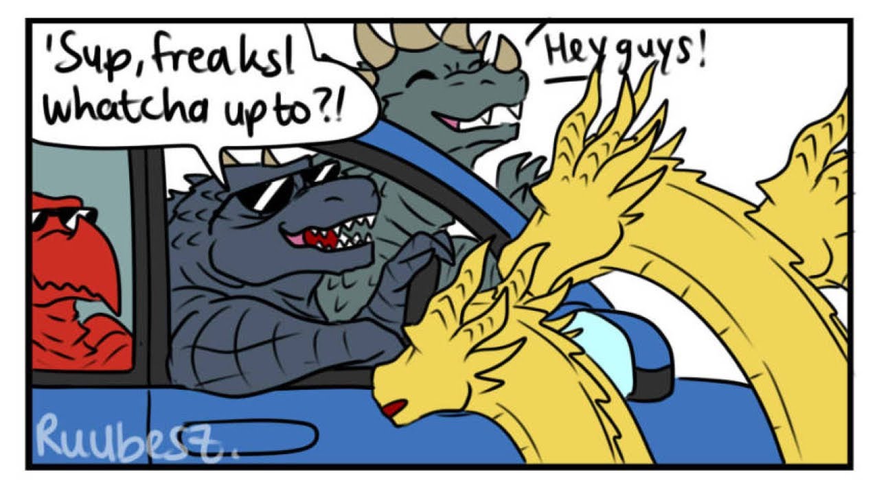 Godzilla KOTM | Godzilla and Rodan Steal King Ghidorah's Special Chips ...
