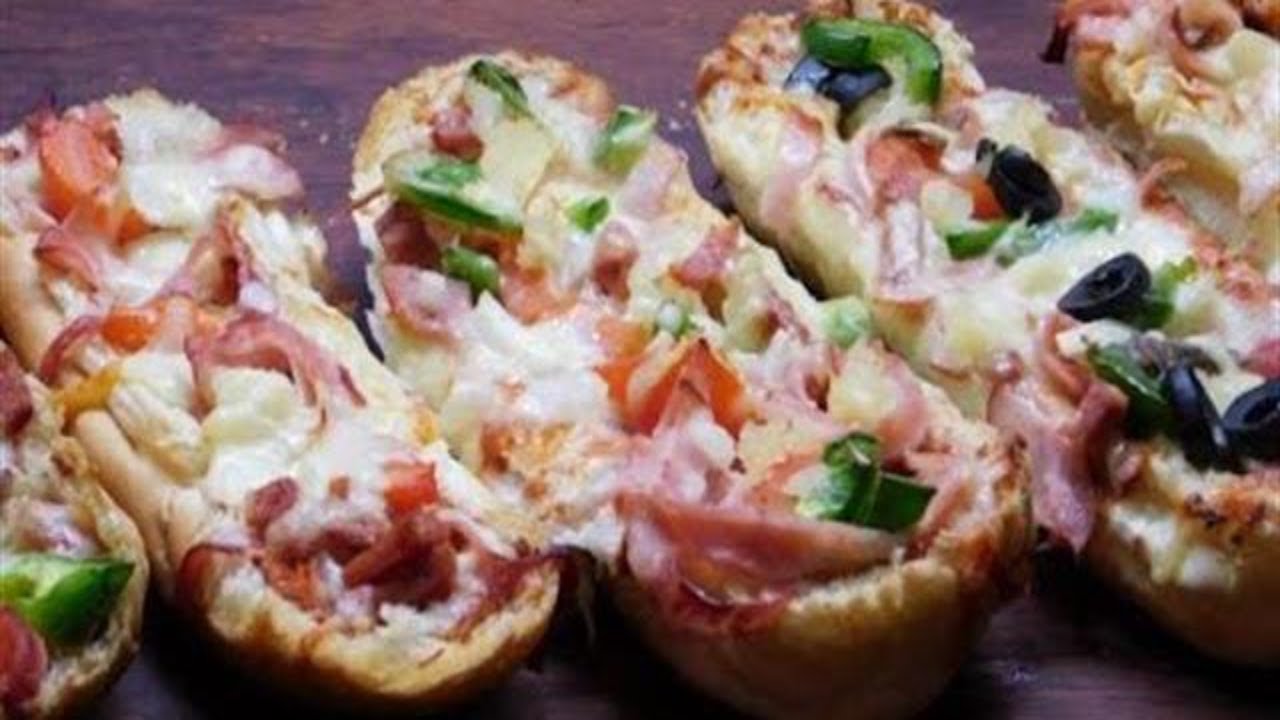 pizza subs | how to make | Aussie girl can cook - YouTube