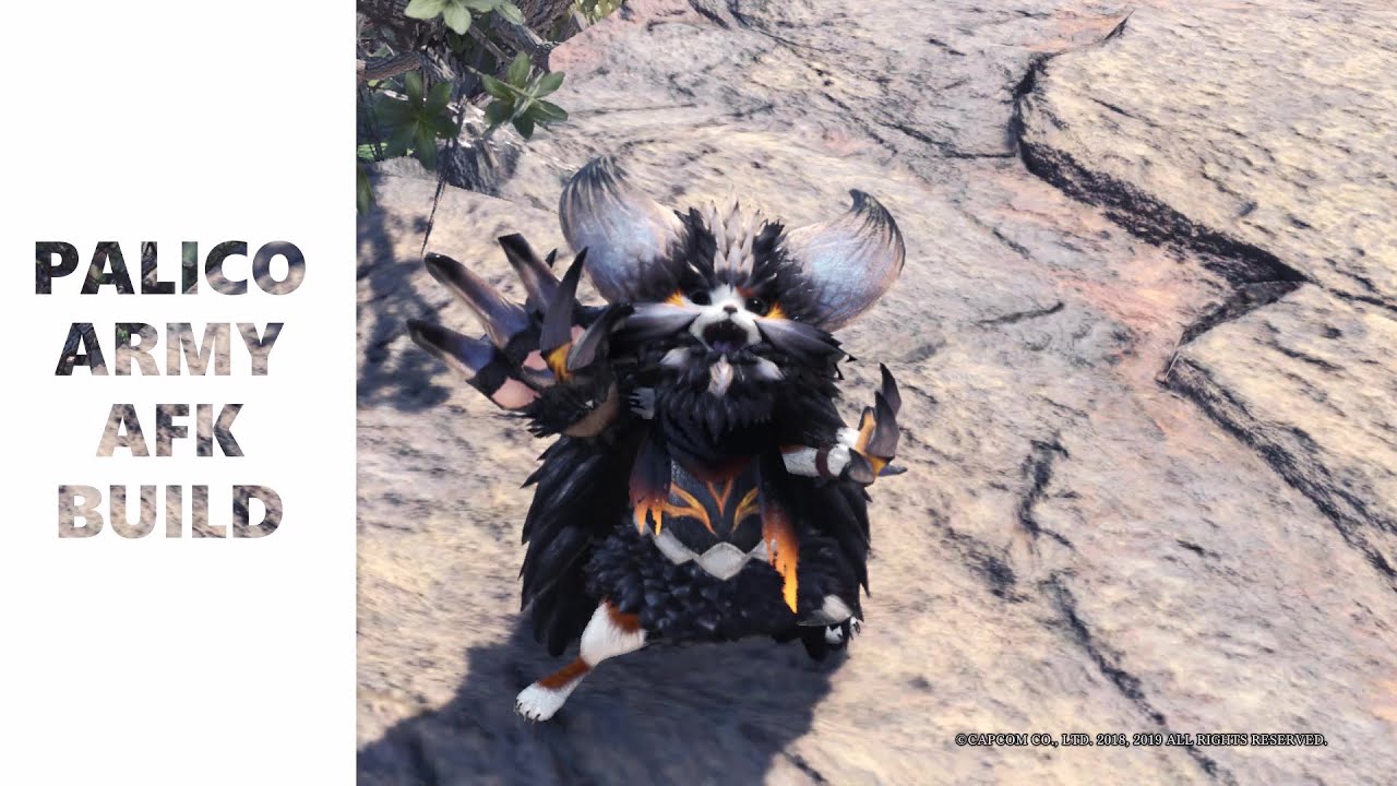 MHW: Iceborne - Palico Army - Palico Build - AFK Build - Aussie Hunter ...