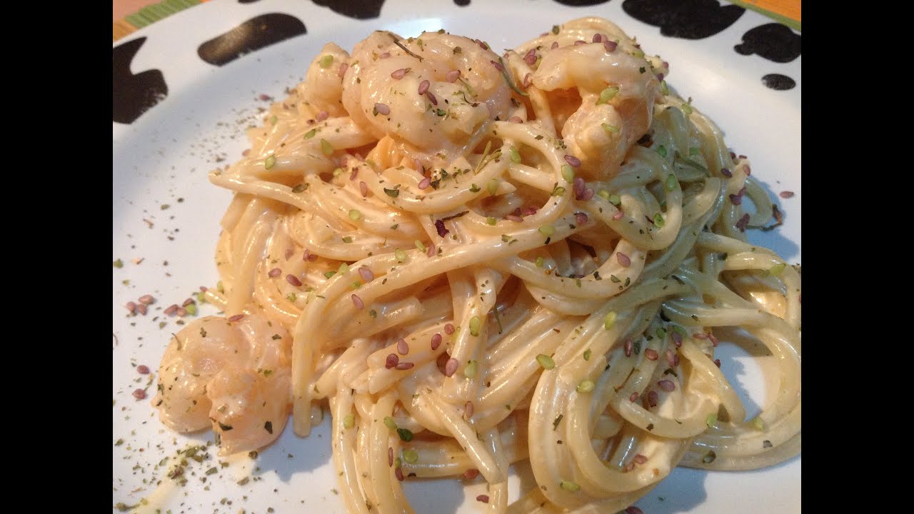 El sabor de Sabi: Spaghetti con camarones - YouTube