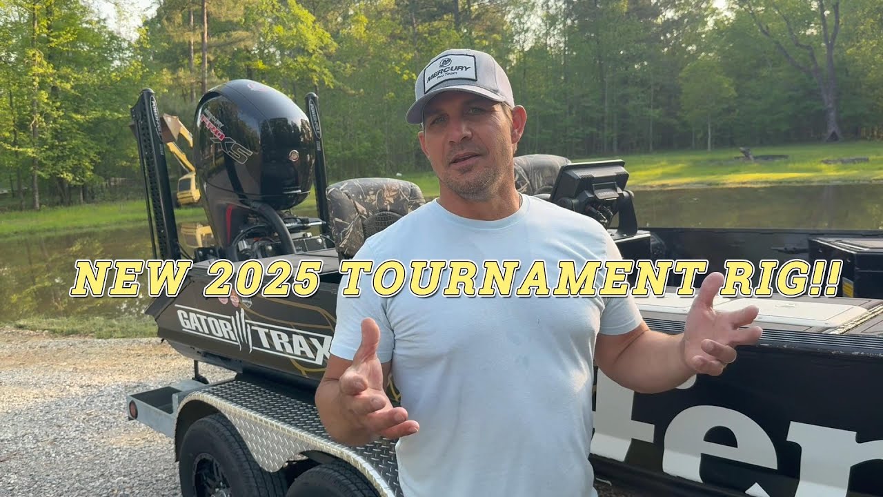 Keith Poche's New Tournament Boat for 2025 ~ Gator Trax GT with Mercury ...