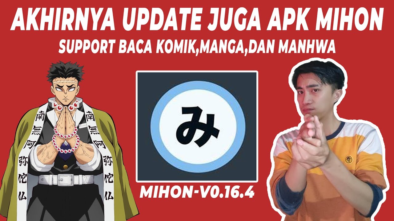 UPDATE APLIKASI MIHON V0.16.4 || REKOMENDASI APLIKASI BACA KOMIK DAN ...
