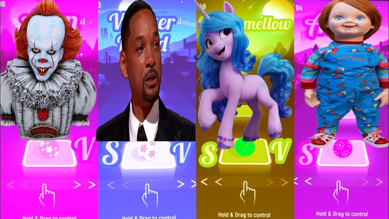 Pennywise🆚Will_Smith_Chris_Rock🆚My_Little_Pony🆚Chucky_Astronomia😋Who is ...