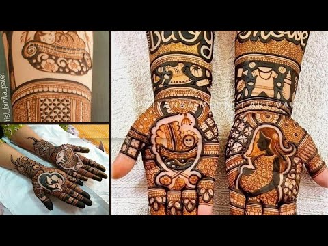 Latest Baby Shower Mehandi Designs // Mehandi Designs - YouTube