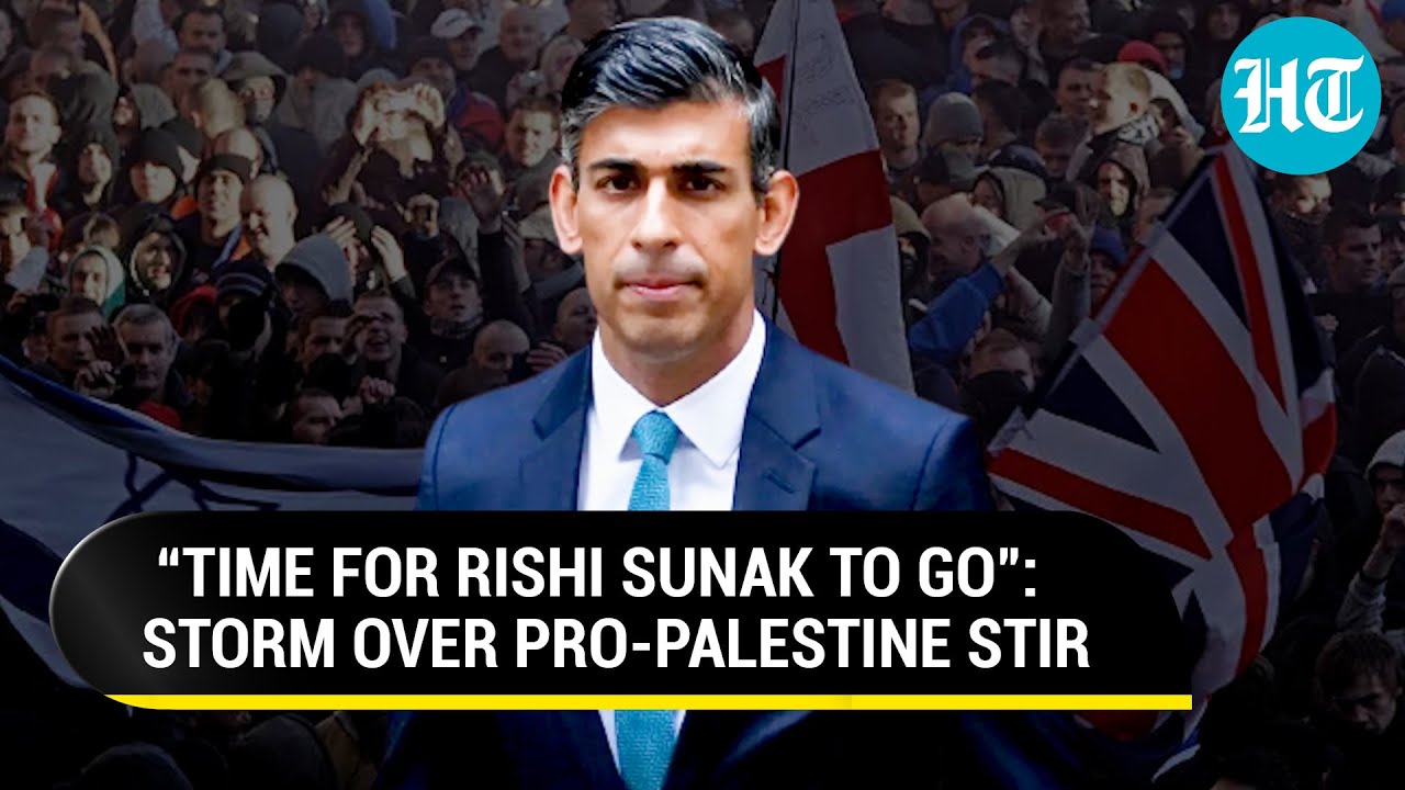Rishi Sunak Faces Revolt Over Palestine Protest Stand; No-Confidence ...