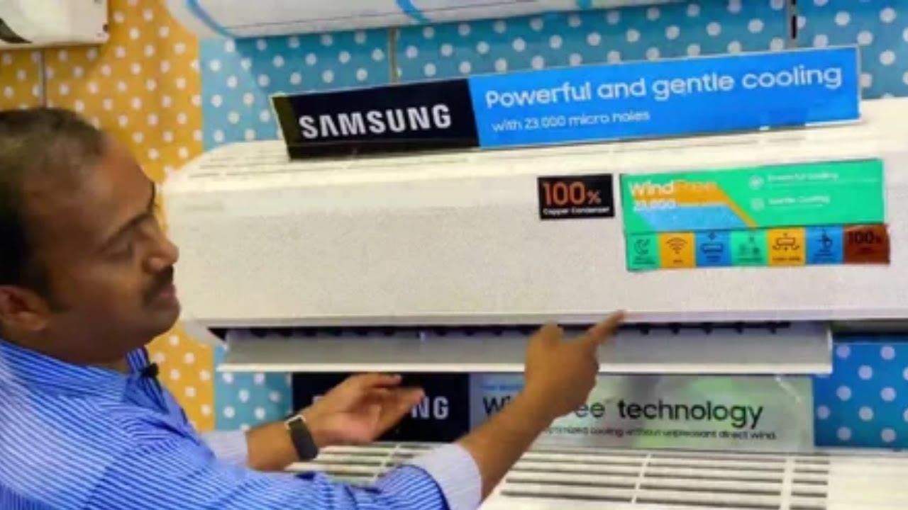 Samsung AC Review தமிழ் 2024 | 5 in 1 convertible wind free technology ...