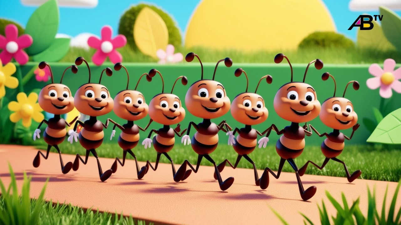 Ants Go Marching One By One Song | Kids Education video | ABTV # ...