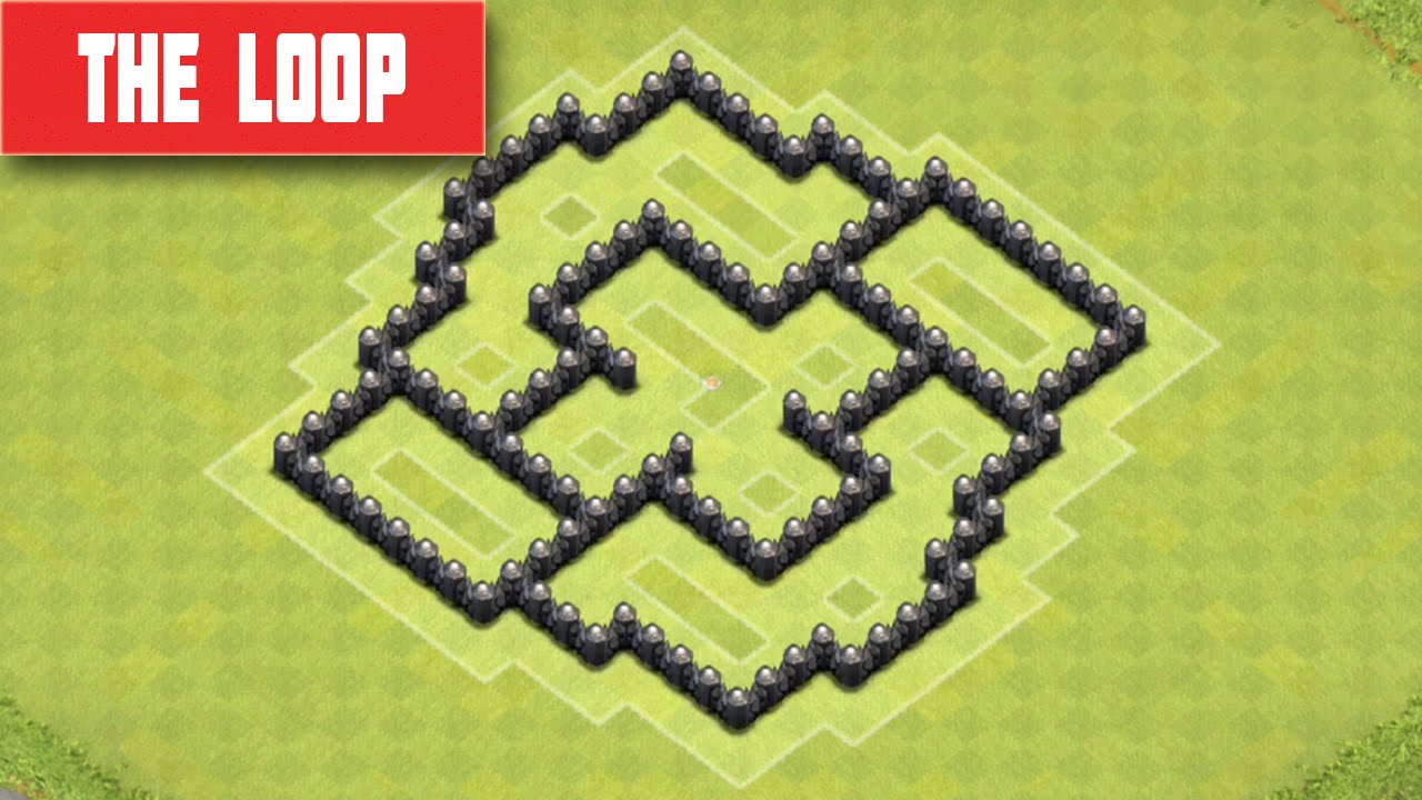 CLASH OF CLANS - TH6 FARMING BASE BEST TOWN HALL 6 FARMING (Circular ...