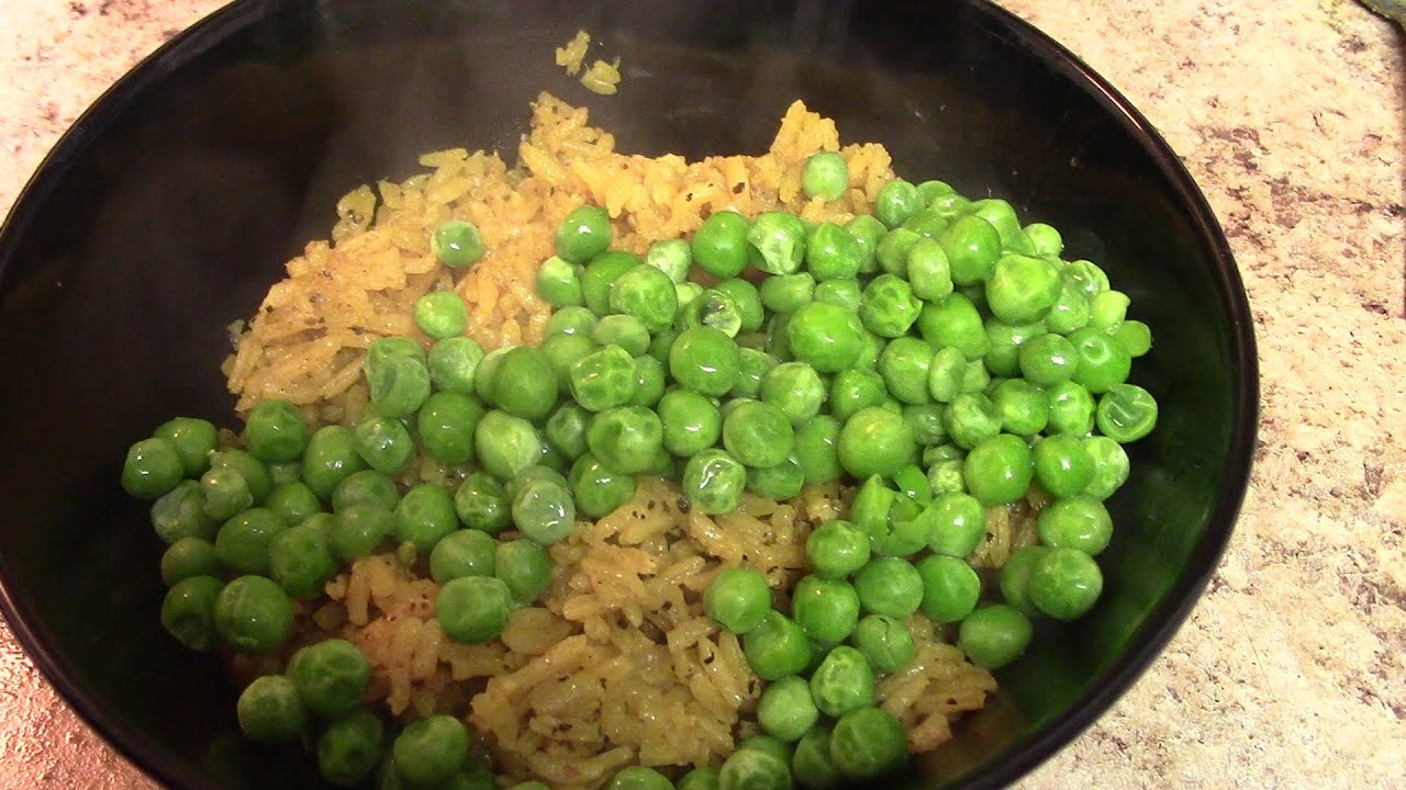 Spicy Rice With Peas (Pantry Recipe) - YouTube