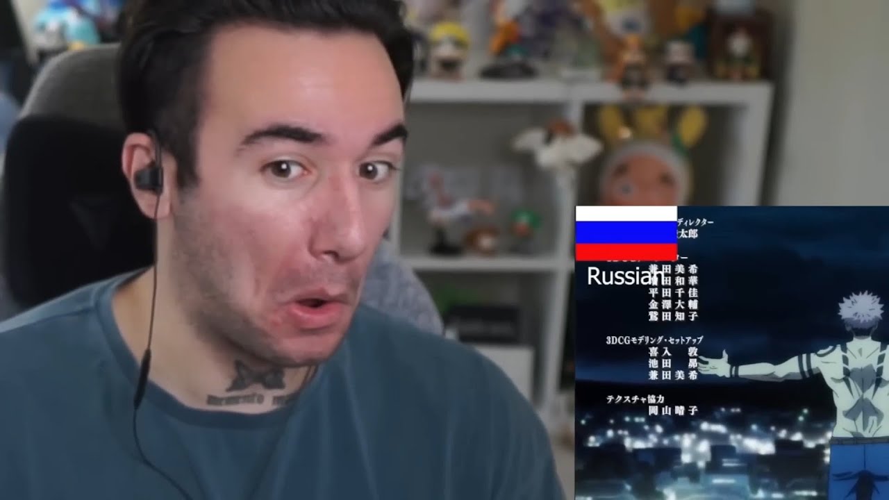 Nicholas Light СЛУШАЕТ РУССКУЮ ОЗВУЧКУ АНИМЕ - YouTube