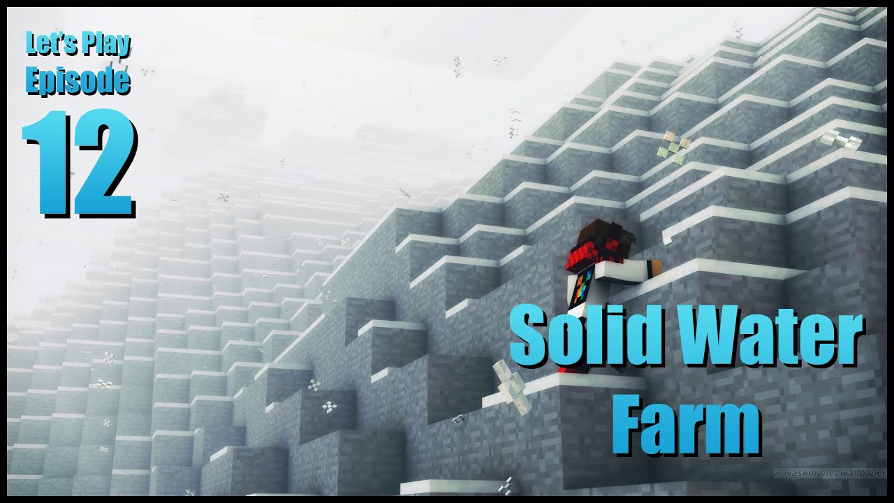 Solid Water Farm - Let's Play Minecraft Ep. 12 - YouTube