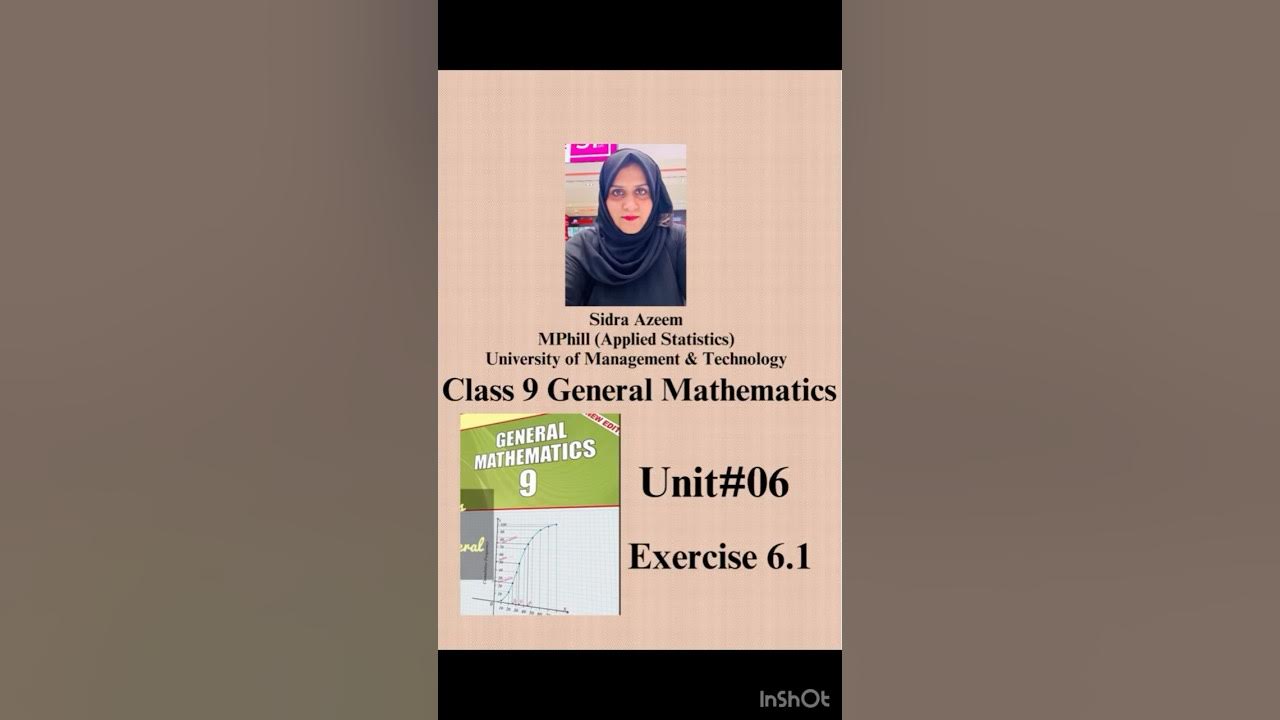 Class 9 |Unit #06 Exercise#6.1| General Mathematics| #generalmaths#fbise#class9maths#fypシ゚viral ...